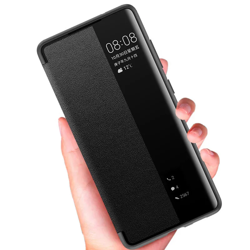 For-Samsung-Galaxy-Note-20-Ultra-A21S-Case-Smart-Flip-Window-View-PU ...