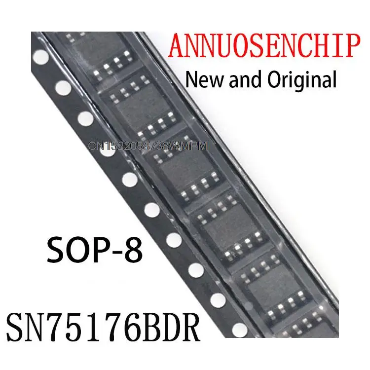 SOP8 SN75176B, nuevo y Original, 200 piezas, SOP, SN75176, SMD, 75176B, envío gratis, SN75176BDR ...