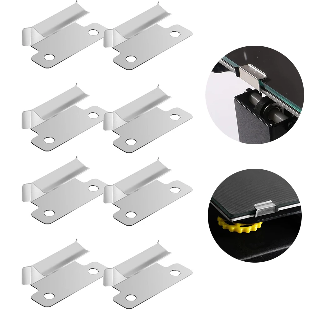 8PCS-7mm-Original-Ender-3-Pro-Bed-Clips-Clamp-3D-Printer-Heated-Bed ...