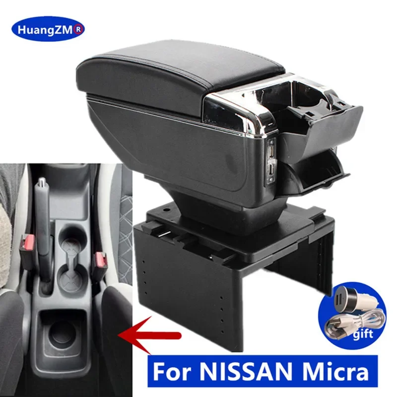 For Nissan Micra K14 Armrest box For NISSAN Micra 2020 2021 2022 2023 ...