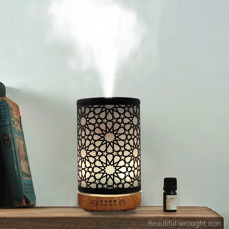 2023-Electronic-Iron-Star-Circle-Air-Humidifier-Essential-Oil-Diffuser ...