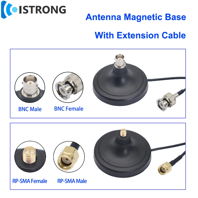 Wireless-Microphone-WIFI-Antenna-Extension-Magnetic-Base-SMA-BNC ...