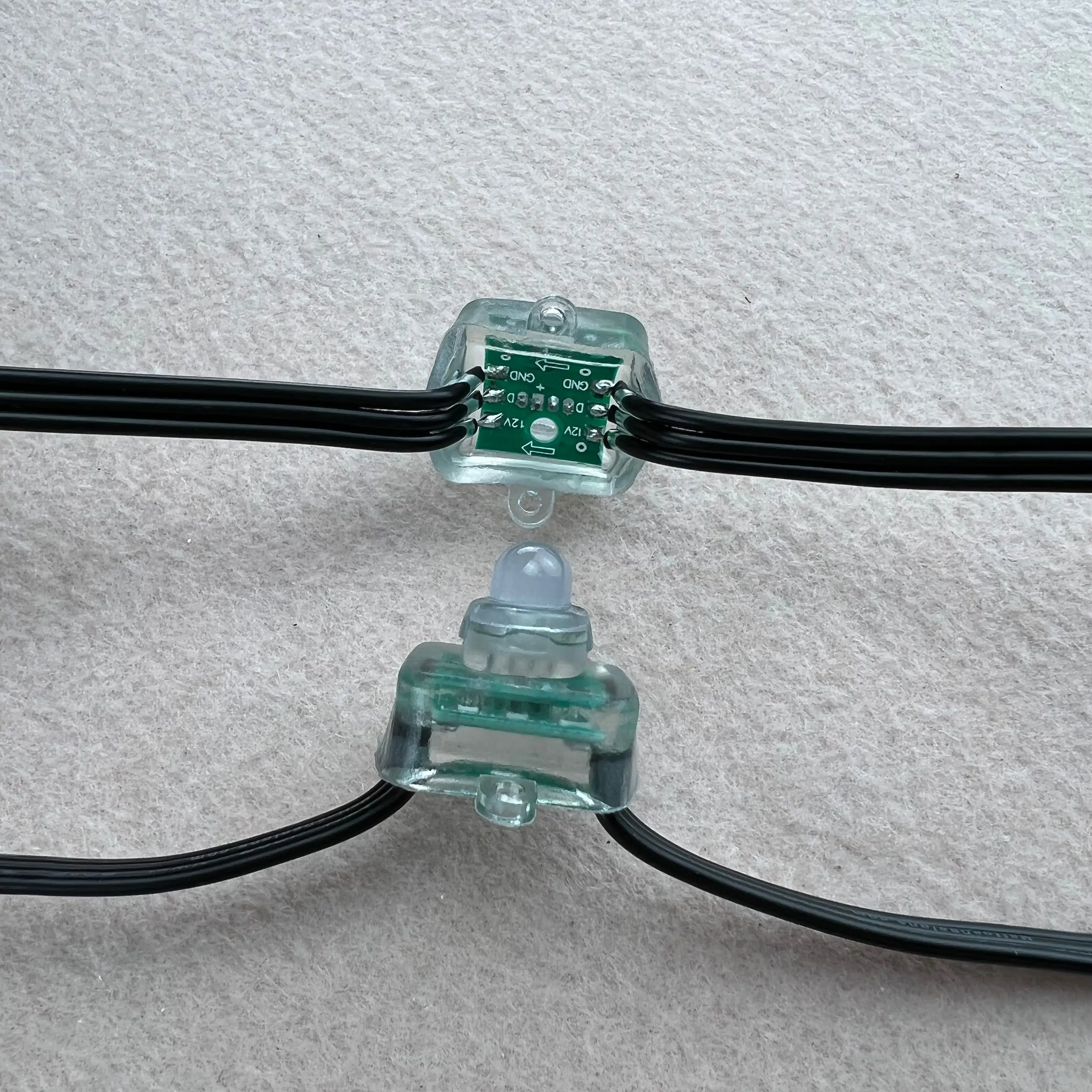 DHL-FEDEX-UPS-FREE-SHIPPING-1000pcs-100ct-DC12V-WS2811-regulated-square-led-pixel-nodes-18awg ...