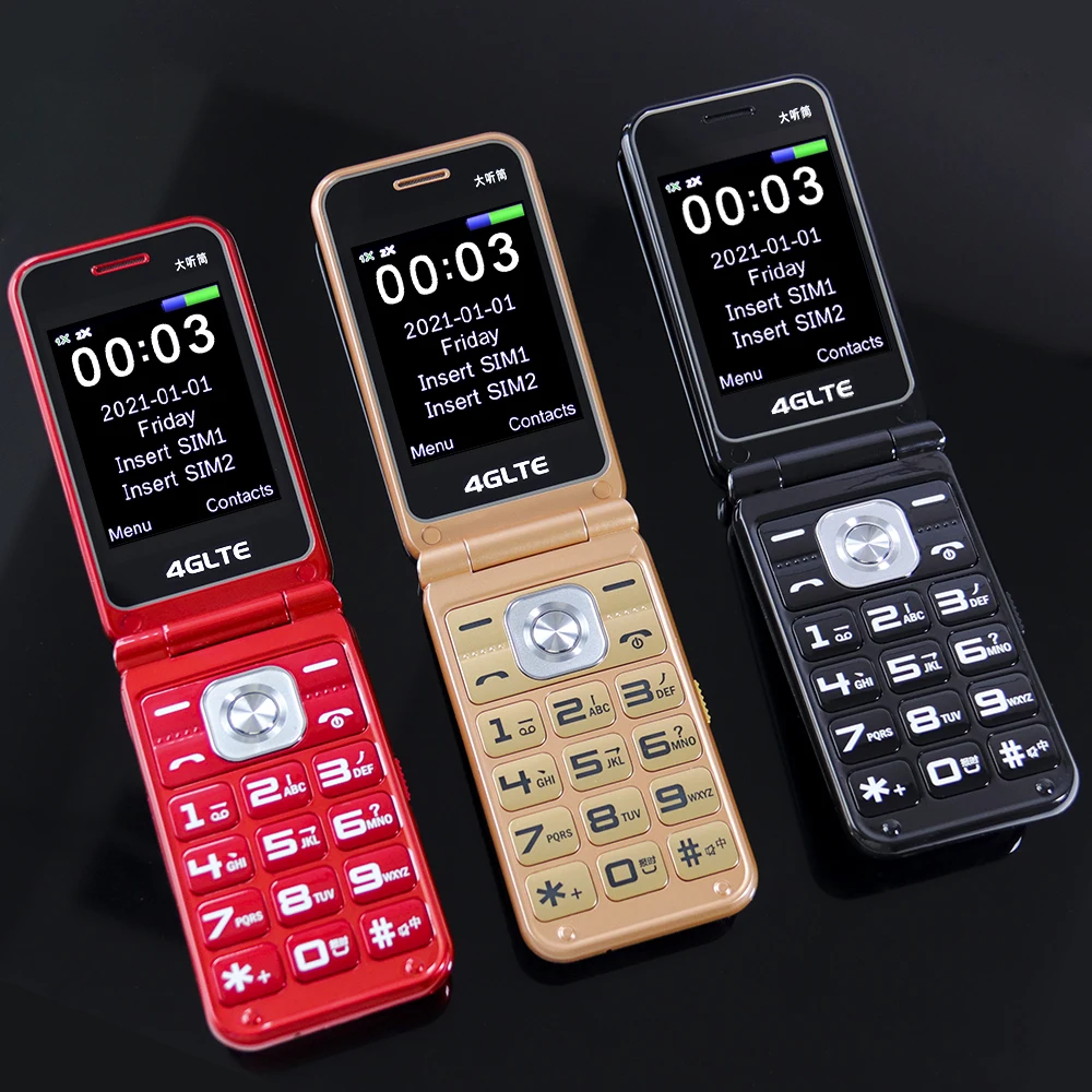 Cell Phone With Big Numbers