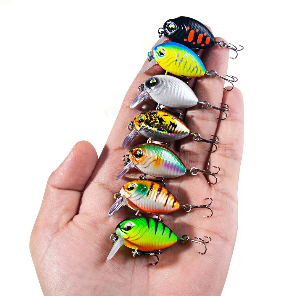 38mm 3.8g Mini Floating Bionic Crank Little Fatty Lure CHUBBY SSR ...