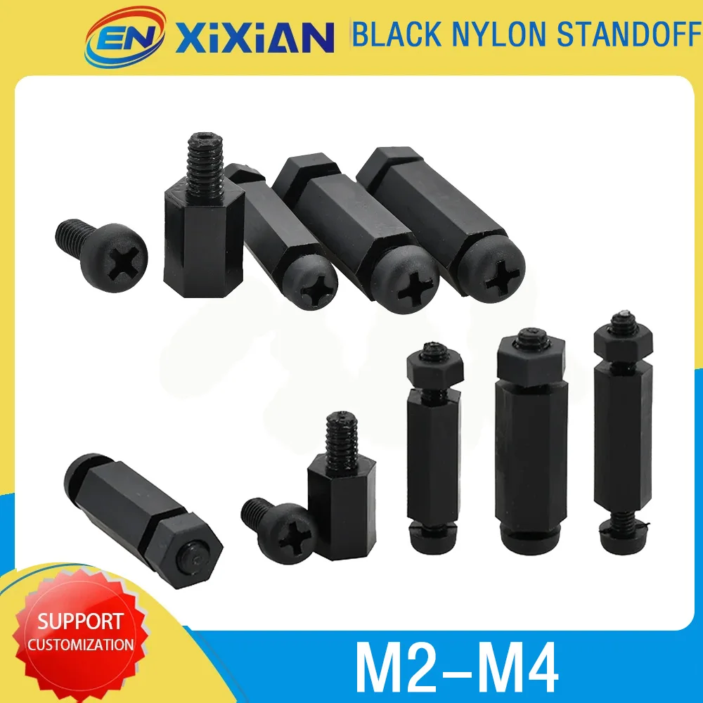 Nylon-PCB-Standoff-Spacers-Male-To-Female-Motherboard-Screw-Standoffs ...