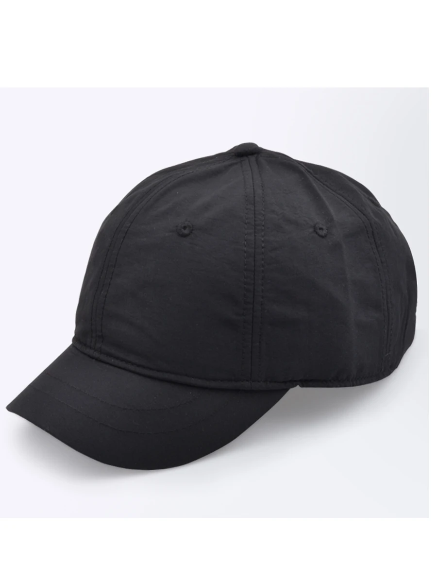 Short Peak Sport Hat Cap Outdoors Dry Quick Plain Golf Hat Adult Solid ...