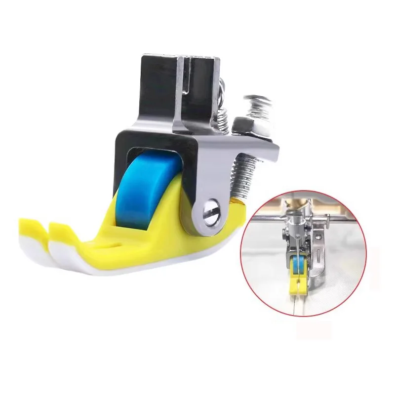 Narrow-Teflon-Roller-Presser-Foot-for-Industrial-Single-Needle ...