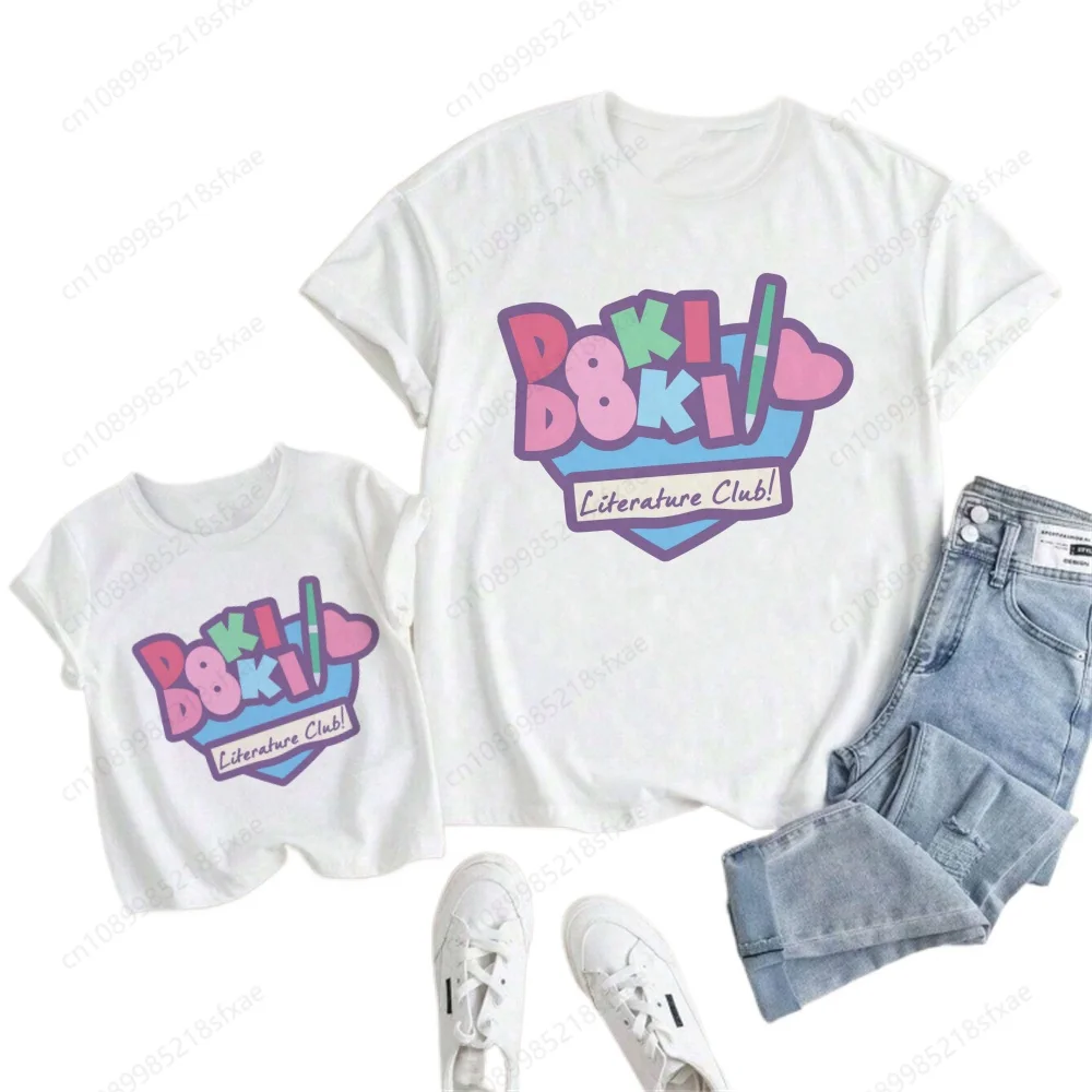 Doki-Doki-Literature-Club-Kid-Cute-T-Shirt-Children-Short-Sleeve ...