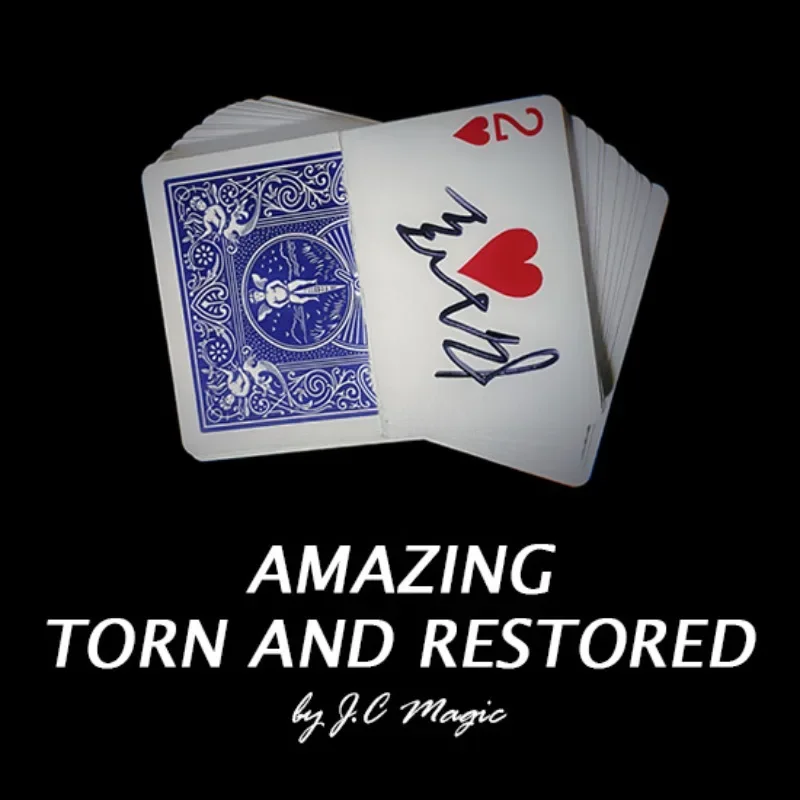 Amazing-Torn-and-Restored-By-J-C-Magic-Close-Up-Magic-Tricks-Gimmick-Illusions-Magician ...