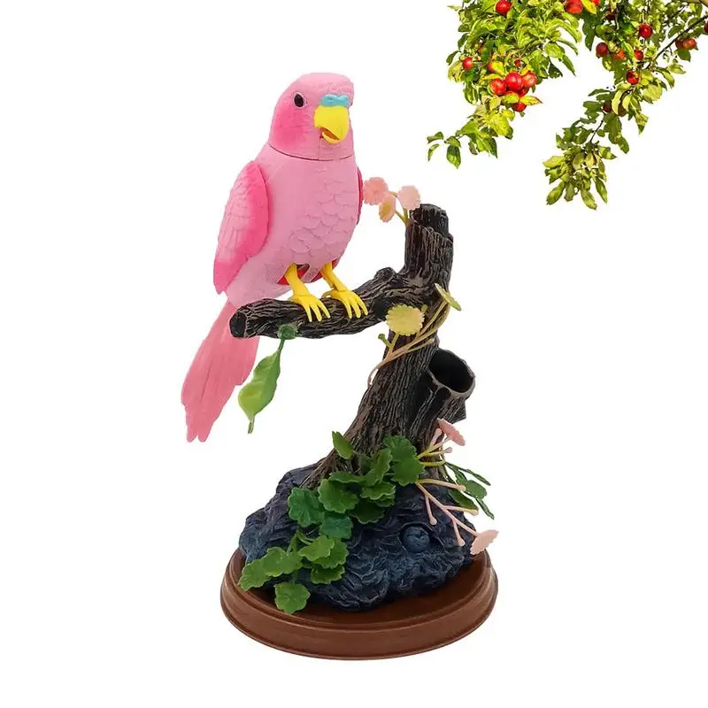 Talking-Parrot-Repeats-What-You-Say-Cute-Electric-Battery-Operated ...