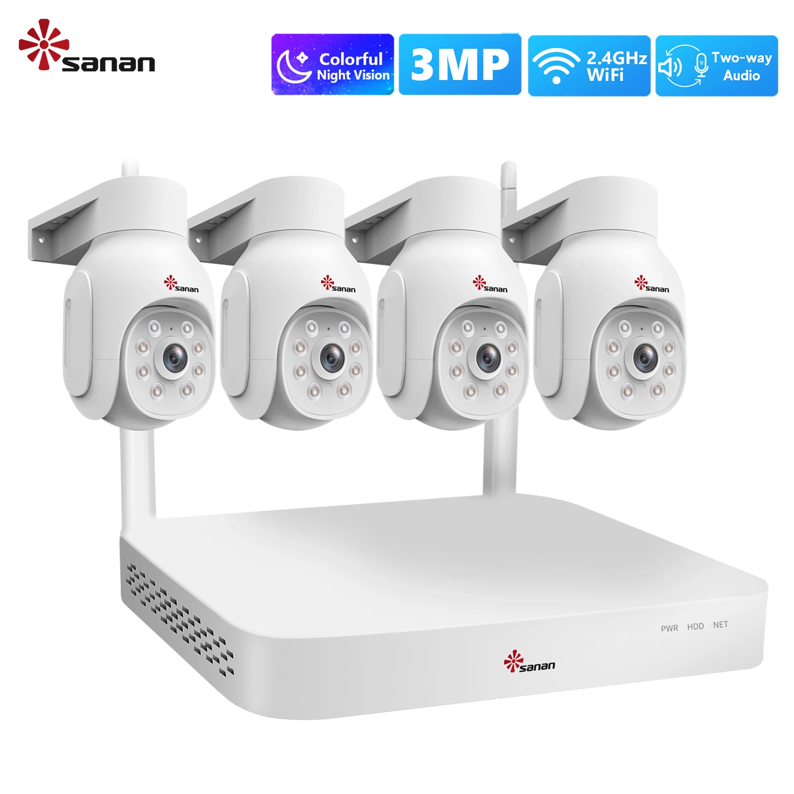 Sanan-H-265-Wireless-CCTV-Security-System-4CH-NVR-HD-3MP-WIFI-IP-Camera ...