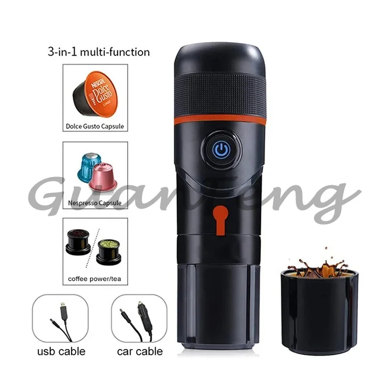 Portable Car Espresso 12V Dc Fully Automatic Machine Coffee Maker ...