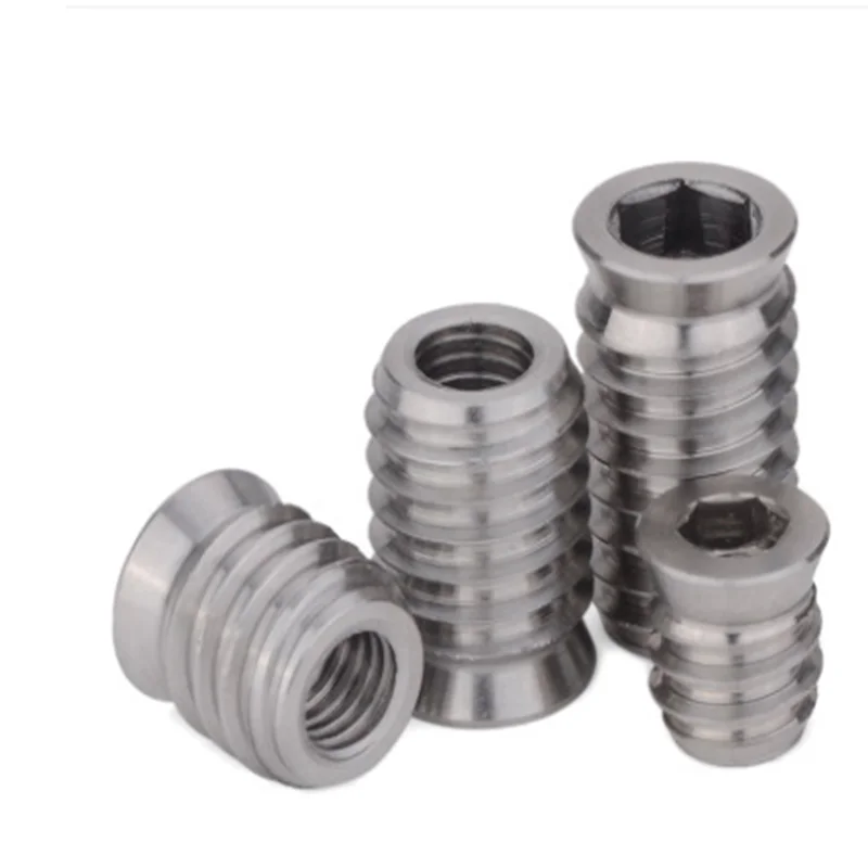 250PCS-304-Stainless-Steel-Inner-And-Outer-Teeth-Embedded-Nut-Furniture ...