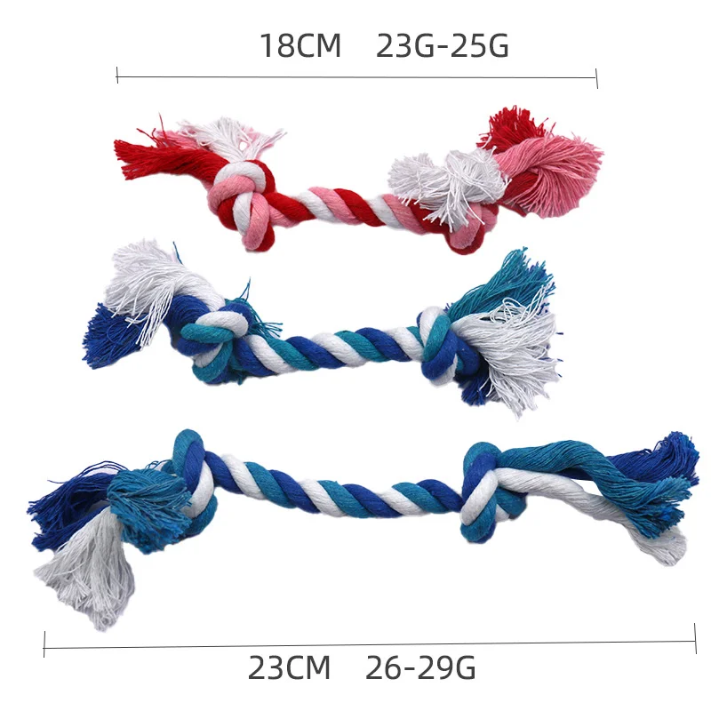Dog-Toy-Set-Cotton-Rope-Bite-Resistant-Teeth-Grinding-Knot-Animal ...