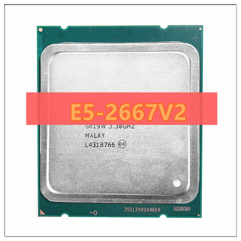 Original xeon e5 2667 v2 3.3ghz 8 núcleo 16threads 25mb cache sr19w ...