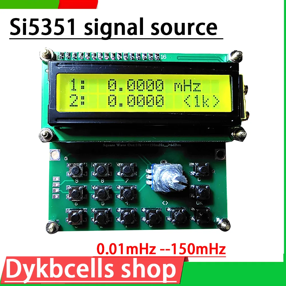 Si5351 Signal Source 0.01mHz -150mHz VFO square wave Signal generator ...