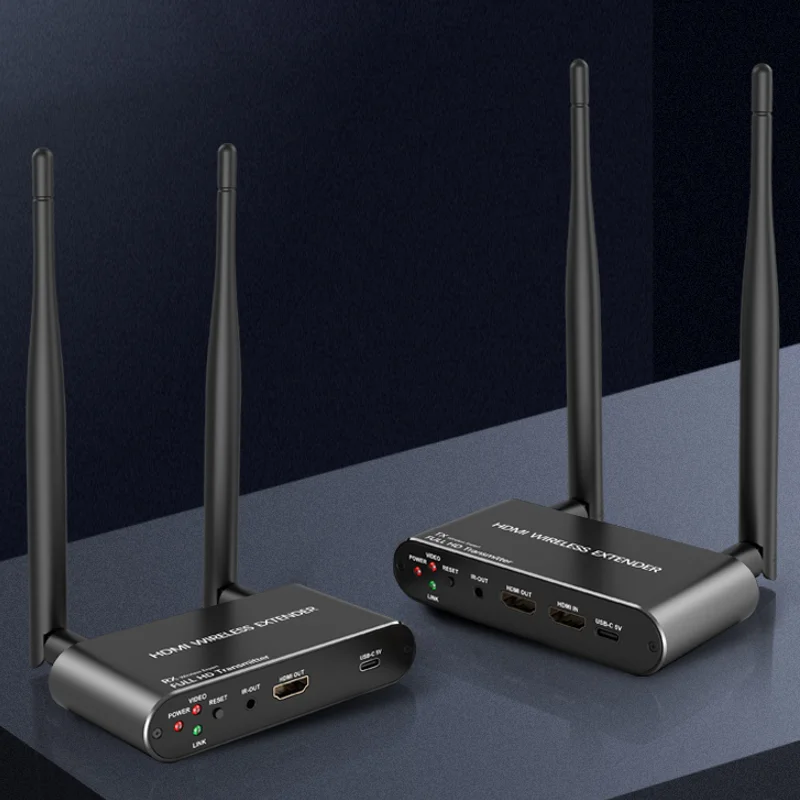 JM200Pro Wireless HDMI Video TV Transmitter Receiver WIFI HDMI Extender ...