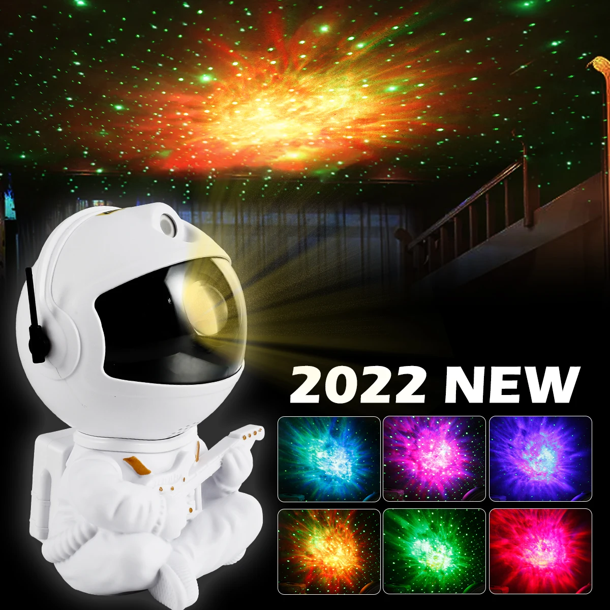 Astronaut-Light-Projector-Galaxy-Star-Projectors-Night-Light-USB ...