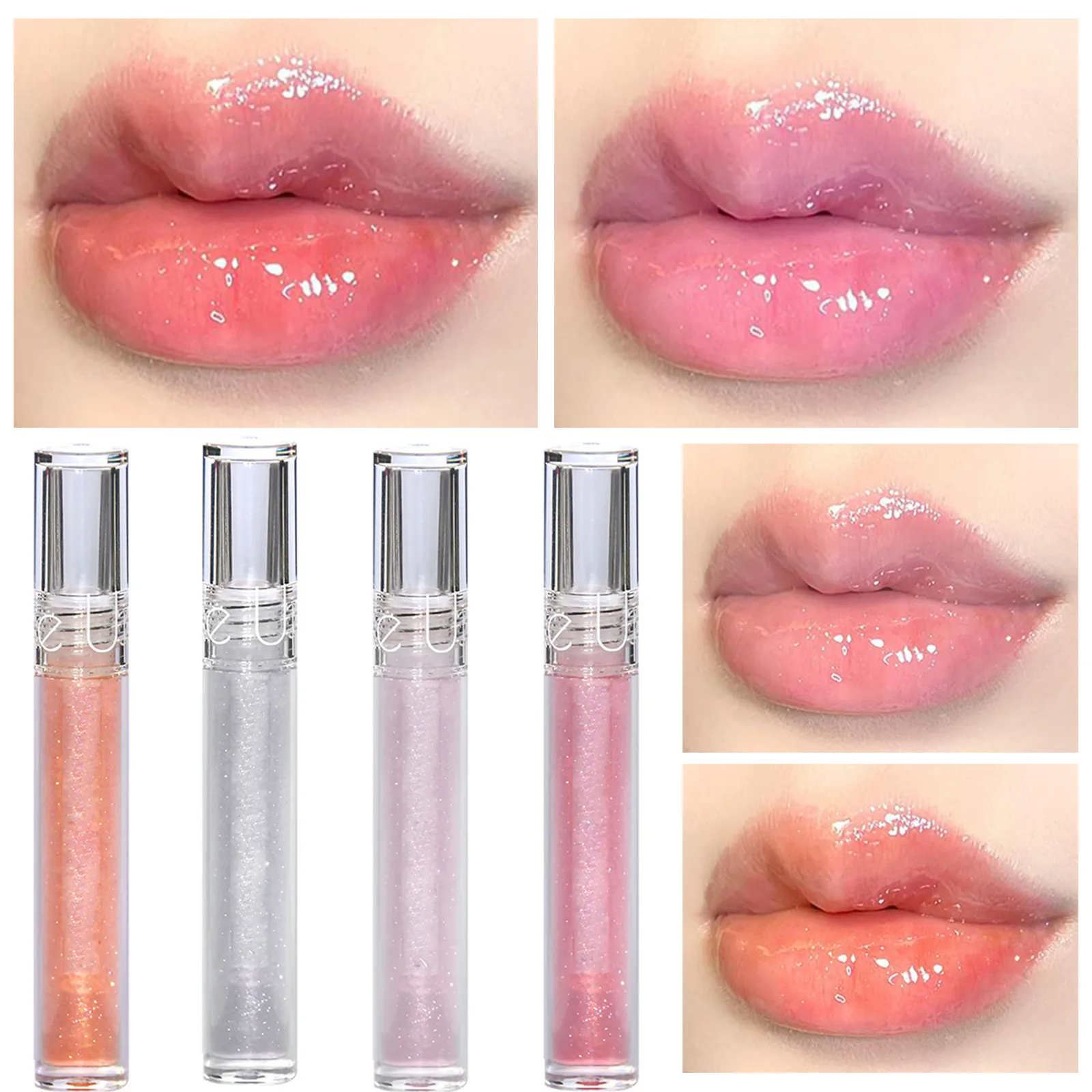 Pearlescent Lip Gloss Hydrating Lip Gloss Plumping Moisturizing Lip ...