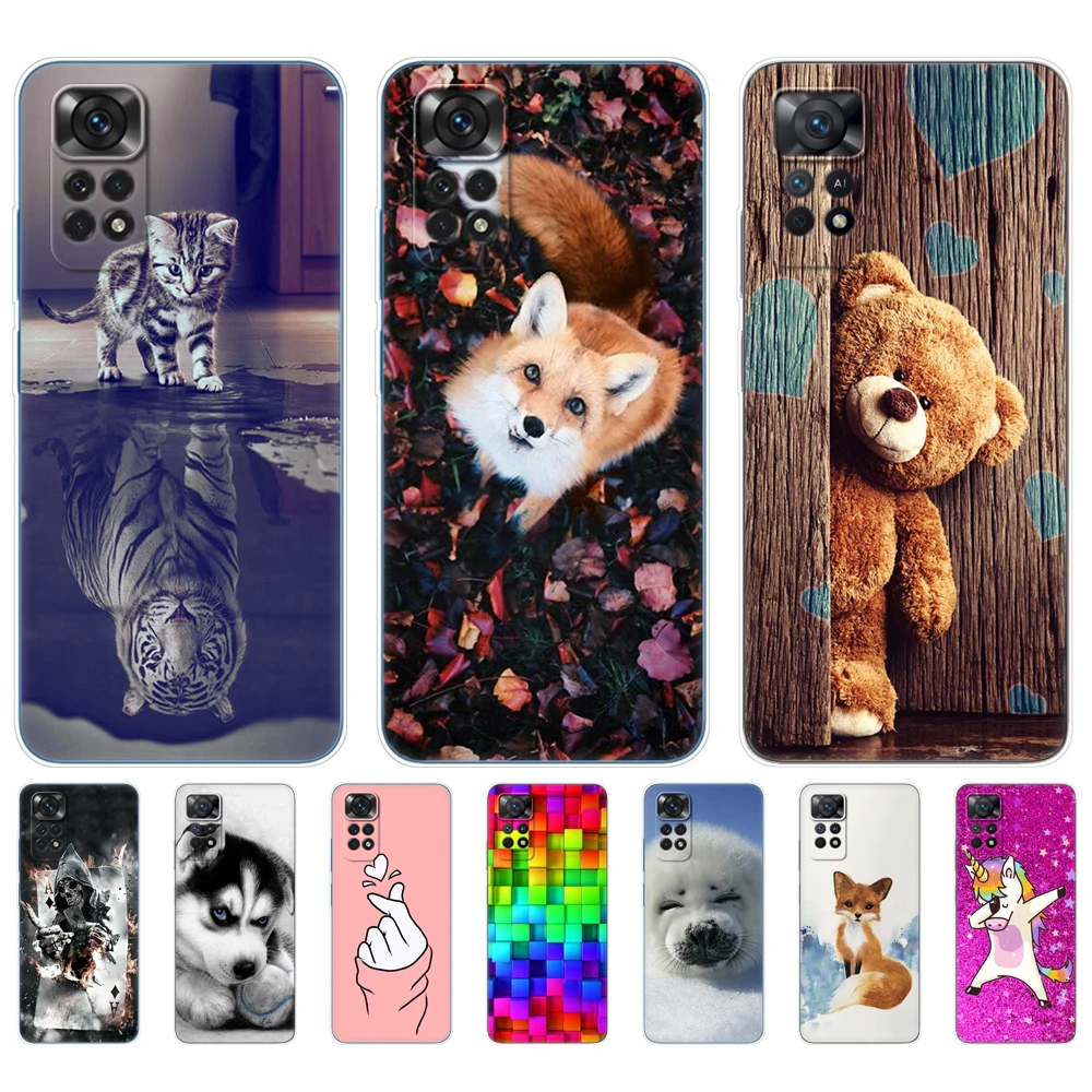 For Xiaomi Redmi Note 11 Pro 5G 11S Global Back Phone Cover for Xiomi ...