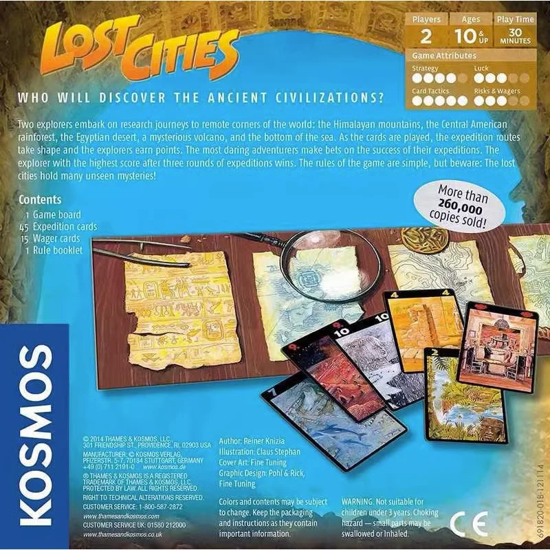 Lost-Cities-Board-Game-Archaeological-Expedition-2-Players-Collectible ...