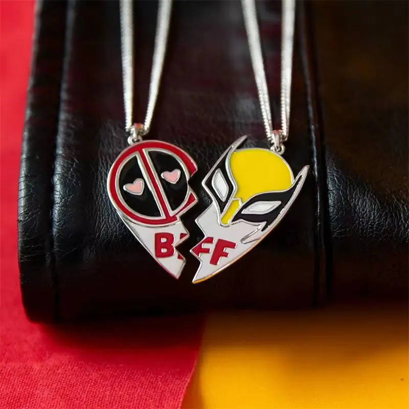 Deadpool-and-Wolverine-best-friend-pendant-necklace-set-split-heart ...