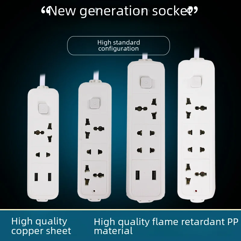 Multi-functional-Us-Eu-Regulation-Plug-Socket-Usb-Multiple-Holes ...