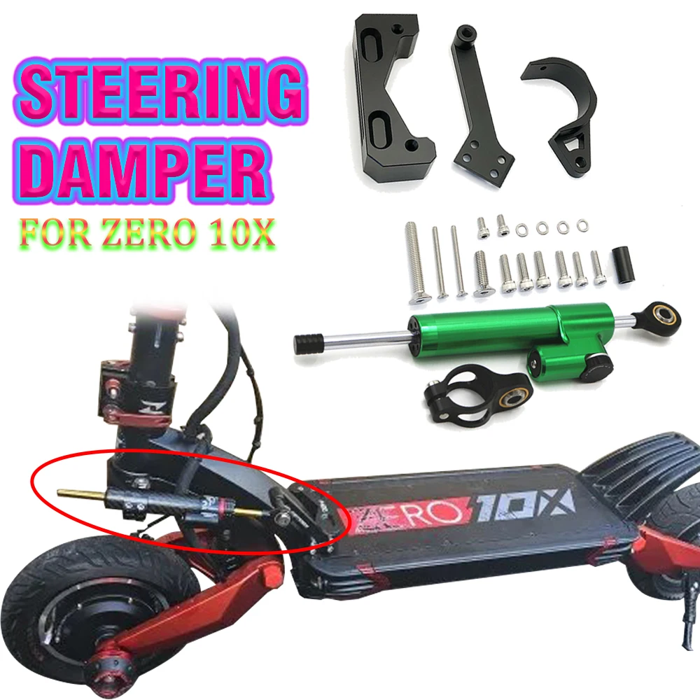 Directional Steering Damper with Bracket kit For Zero 10X Electric ...