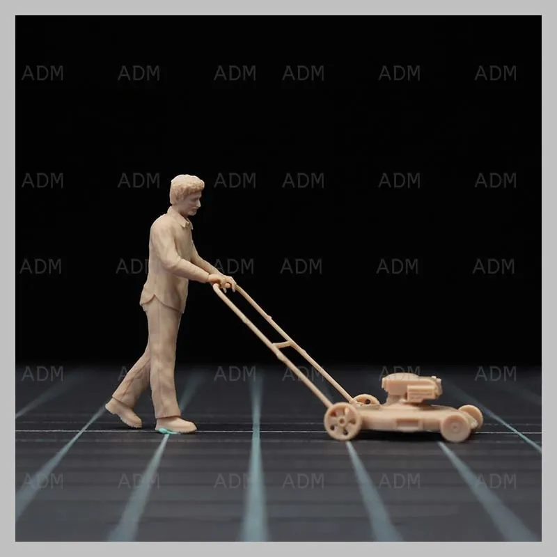 1-64-1-43-Resin-Figure-Lawn-Mower-Man-Life-Scene-Figures-GK-Model-3D ...