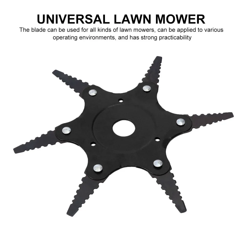 Toothed Style Lawn Mower Six Leaf Grass Trimmer Six Tooth Weeder ...
