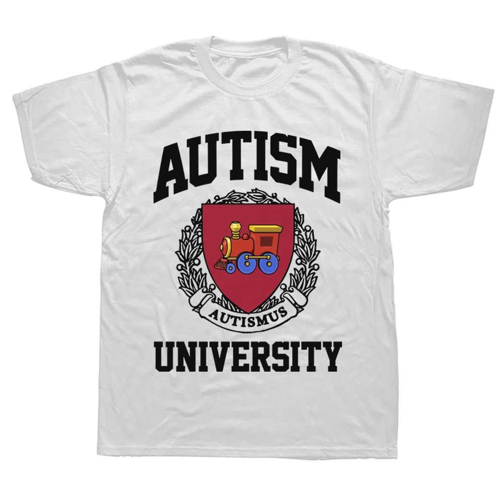 Autism-University-Autismus-T-Shirt-Funny-Autistic-Intreovert-Humor-Gift ...