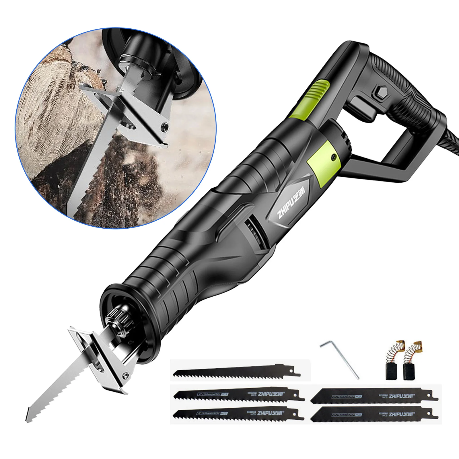 750W-Reciprocating-Saw-2800SPM-Speed-Corded-Electric-Hand-Saw-with-5-Blades-for-Cutting-Wood ...