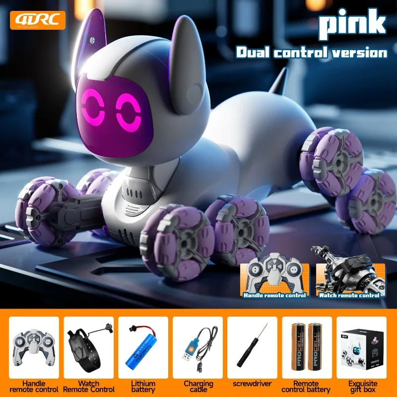 Interactive Smart Robot Dog Toy Car Y9 w/ 8 Wheels & Remote - Electric ...