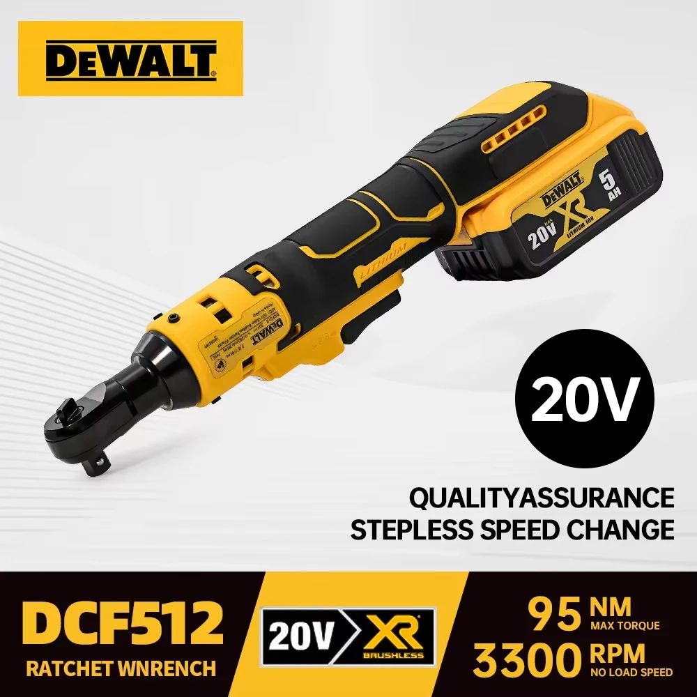 Dewalt DCF512 1/2 Inch Brushless Electric Ratchet Wrench 3/8In Cordless ...