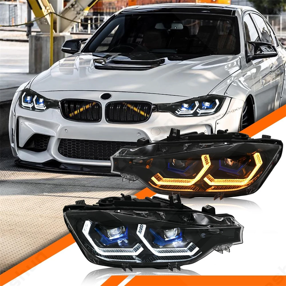 Novo-farol-LED-estilo-M4-conjunto-da-l-mpada-frontal-BMW-F30-F31-M3 ...