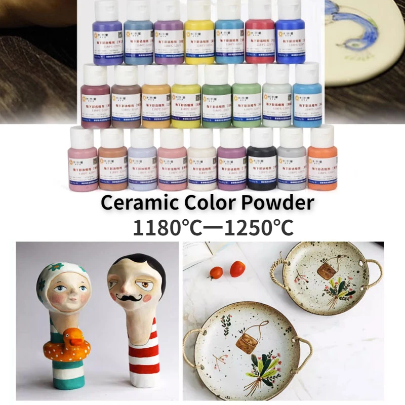 80g-Ceramic-Color-Powder-Underglaze-Color-Painting-Glaze-Pigment ...