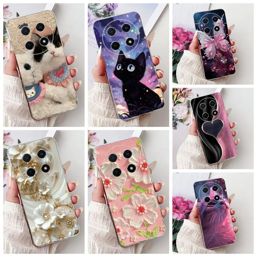 For Huawei Nova 12i Case Cartoon Butterfly Soft Silicone Phone Case ...