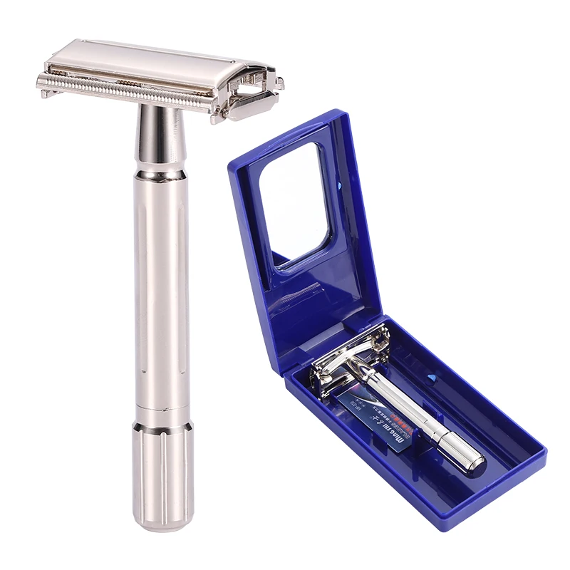 TTO-Double-Edge-Safety-Razor-Wet-Shaving-for-Men-Women-with-1-Blades ...