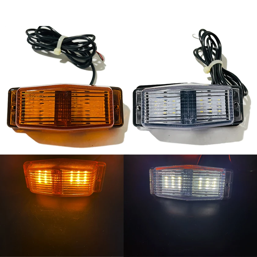 24LED Lorry Front Grille Double Burner Indicator Lamp Side Marker ...