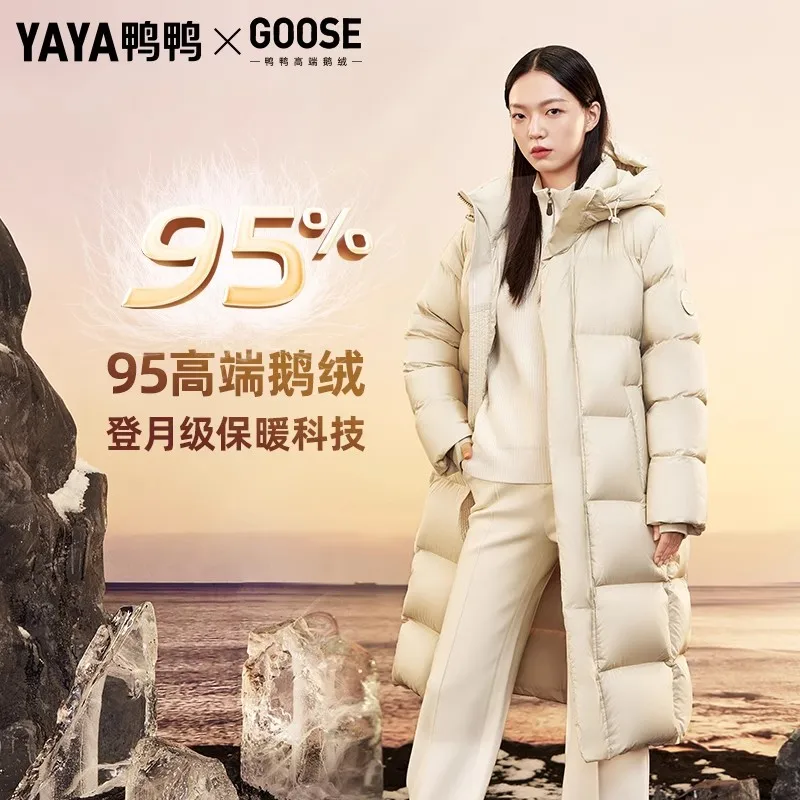 YAYA-2024-Goose-Down-Jacket-hood-Windbreak-Waterproof-Couples-Deep-Winter-Long-Extra-Thick ...