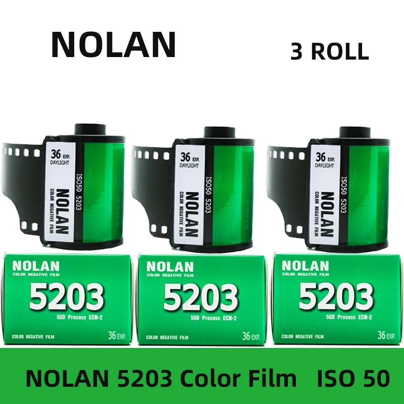 NEW-1-2-3-Roll-Nolan-5203-135-Color-Film-Roll-Negative-Film-ECN2 ...