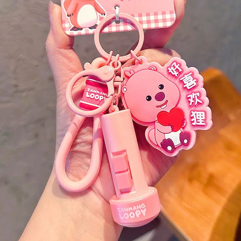 MINISO-Cute-Cartoon-Zanmang-Loopy-Key-Chains-Kawaii-Funny-Creative ...