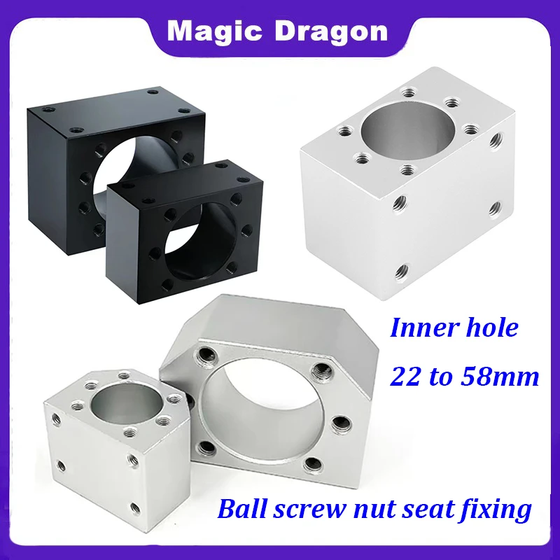 High Quality Inner Hole 22mm 24mm Sfu1204 Ball Screw Nut Housing ...