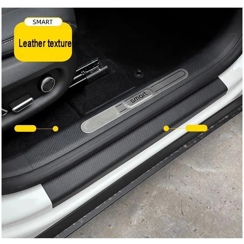 Car-Carbon-Styling-Threshold-Protection-Sticker-Welcome-Pedal ...