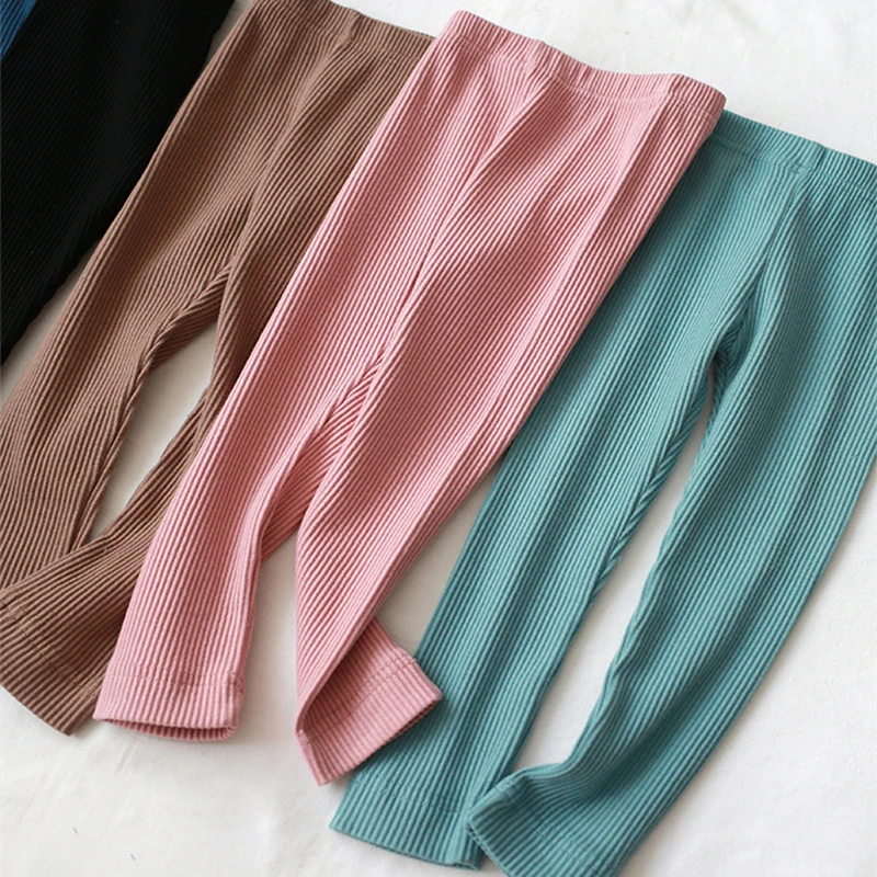 Spring-Autumn-Solid-Color-Cotton-Pit-Pants-For-Girls-Slim-LEGGINGS ...