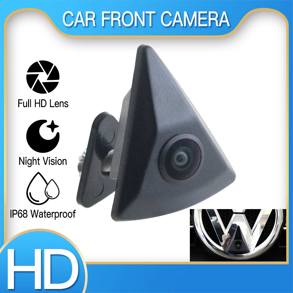 AHD 1080P Front View Camera For VW GOLF MK5 MK6 MK7 Passat B7 B6 B8 ...