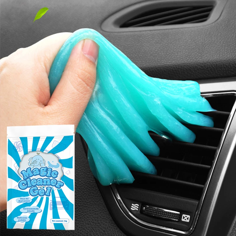 Car Cleaning Gel Slime Cleaning Magic Dust Remover Glue Car Vent ...