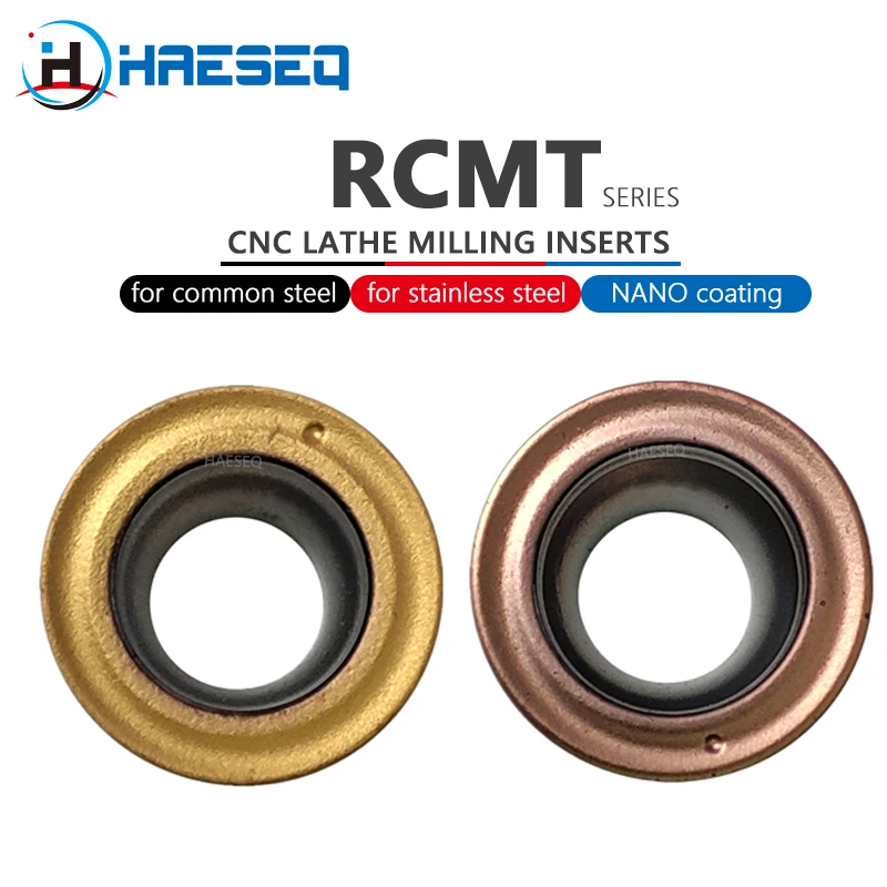 RCMT CNC 선반 페이스 밀링 인서트 RCMT0602 RCMT0803 RCMT10T3 RCMT1204 planfräser ...