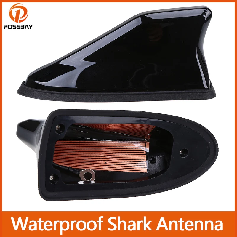 Waterproof Car Shark Antenna Auto Am/fm Radio Aerials Stronger Signal ...